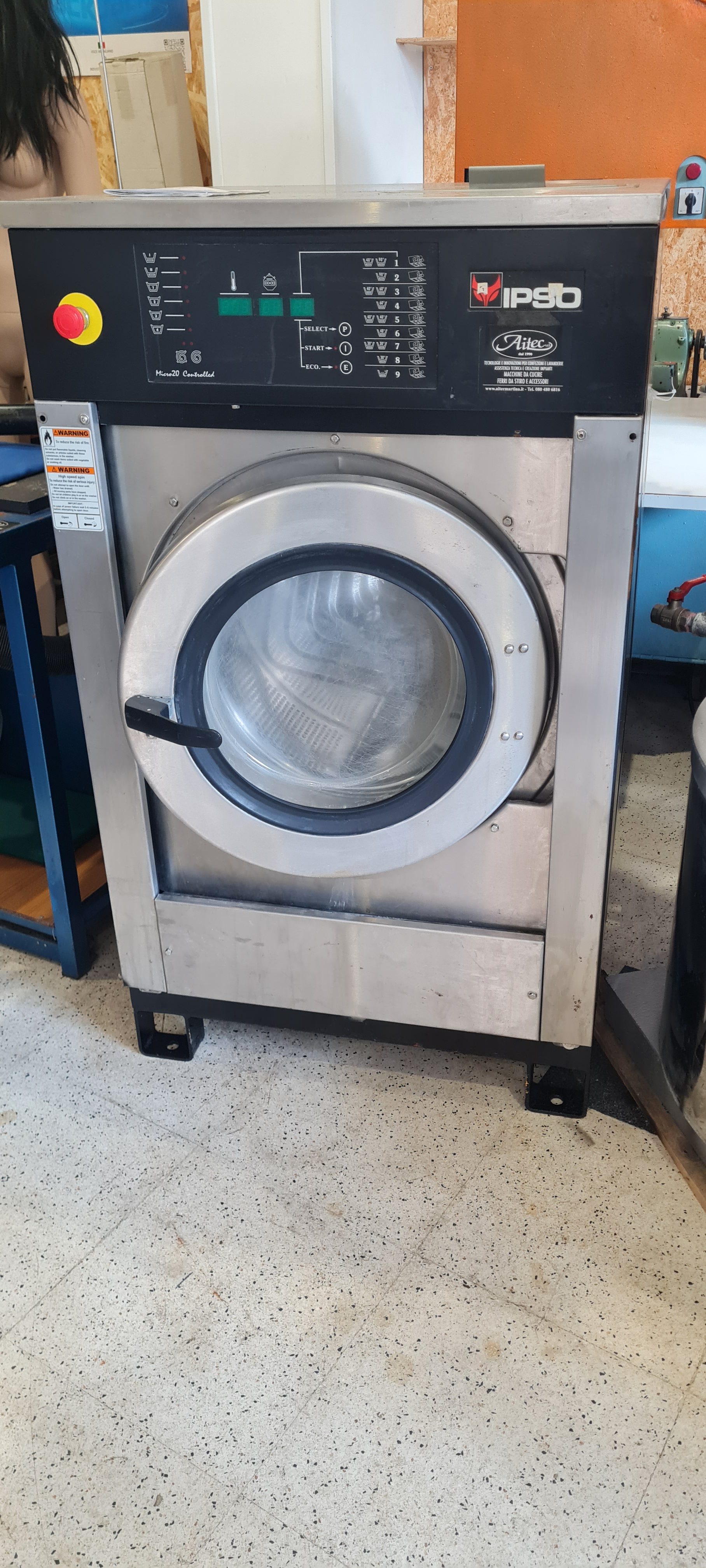 lavatrice super centrifugante hf 150 15 kg revisionata IPSO vapore ...